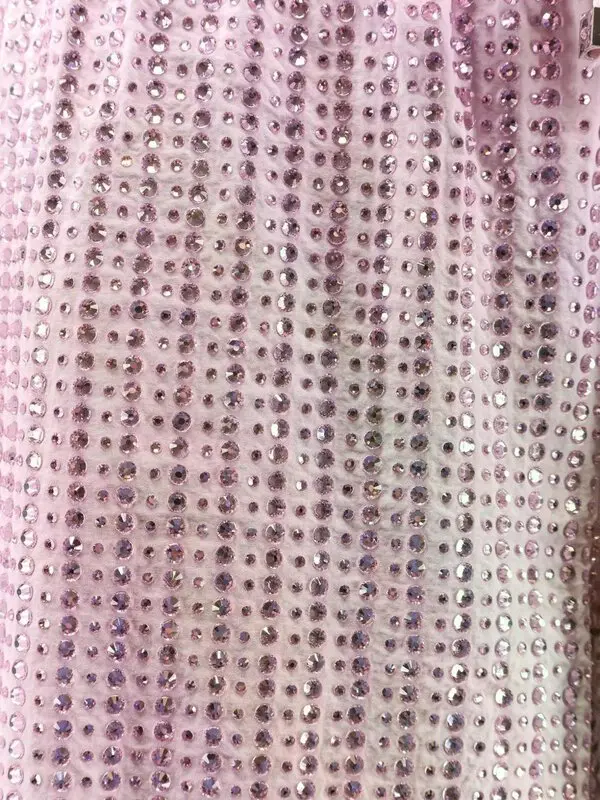 VENUJA Embellished Drawstring Shorts - Pink