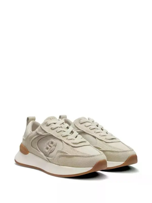 BOSS Double B Monogram Patch Sneakers