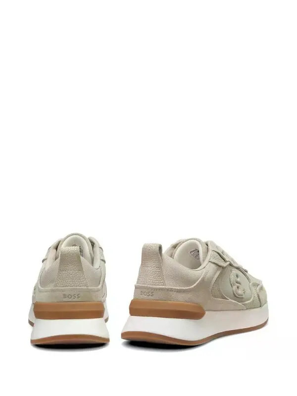 BOSS Double B Monogram Patch Sneakers