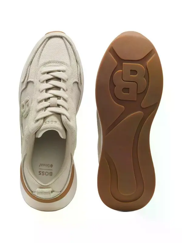 BOSS Double B Monogram Patch Sneakers