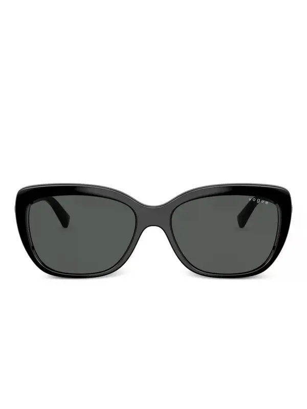 VOGUE EYEWEAR Embellished Square Sunglasses - Black
