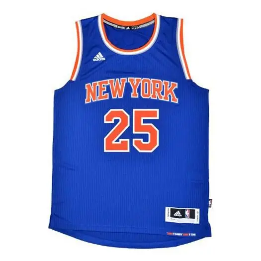 Adidas New York Knicks Basketball Jersey - Blue