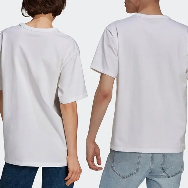 Adidas Originals Causual Sports Round Collar Gs - White