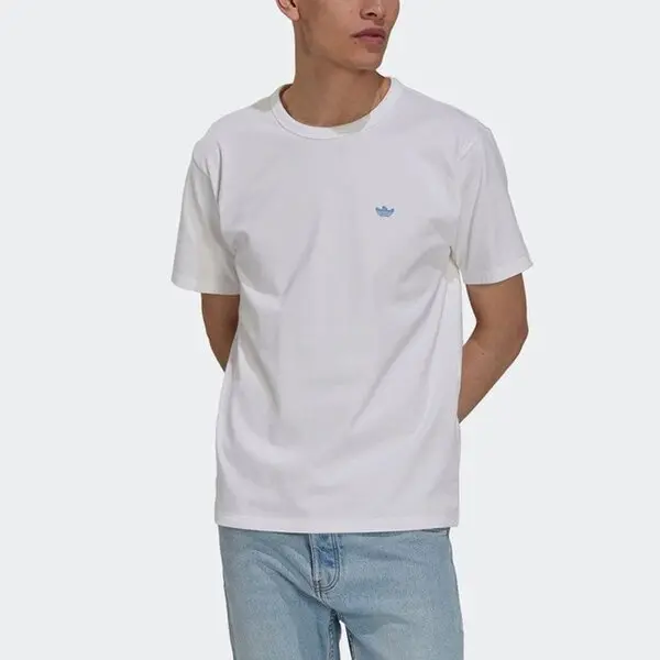 Adidas Originals Causual Sports Round Collar Gs - White