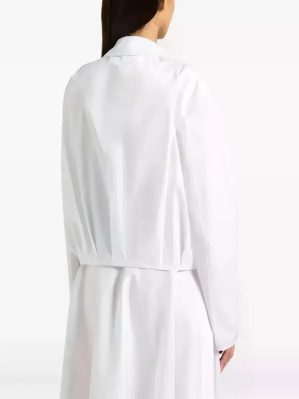 Liviana Conti Pleated Zip-up Jacket