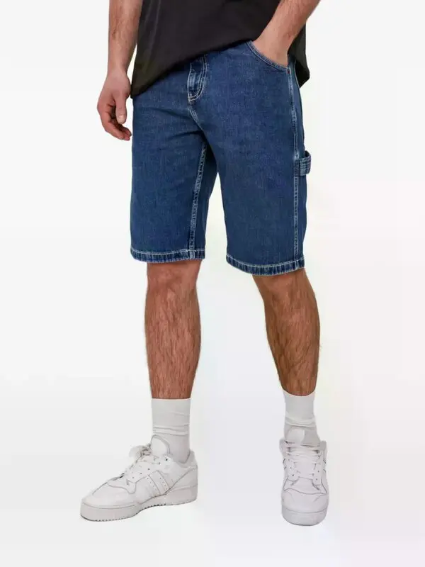 Dickies Logo-patch Straight Leg Shorts