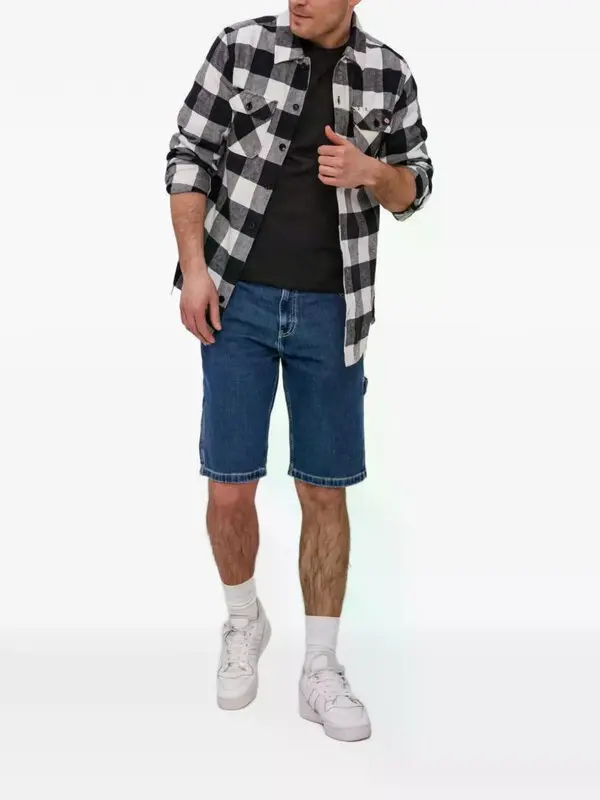Dickies Logo-patch Straight Leg Shorts