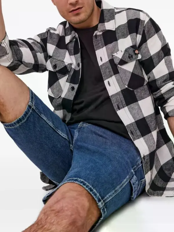 Dickies Logo-patch Straight Leg Shorts