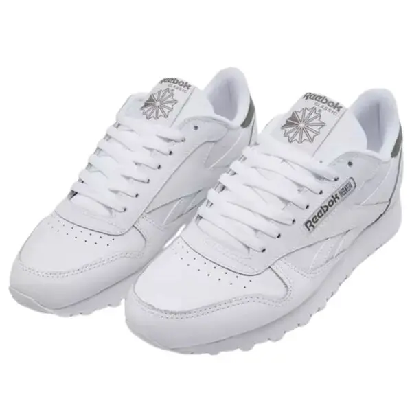REEBOK Classic Leather Sneakers - White/gritty Grey