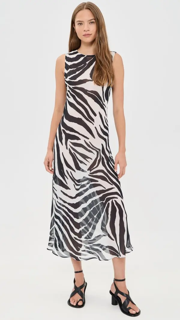 VRG GRL Francesca Sheer Maxi Dress