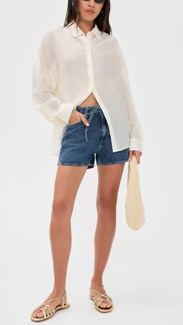 Rag & Bone Nolan Denim Shorts - Emerson