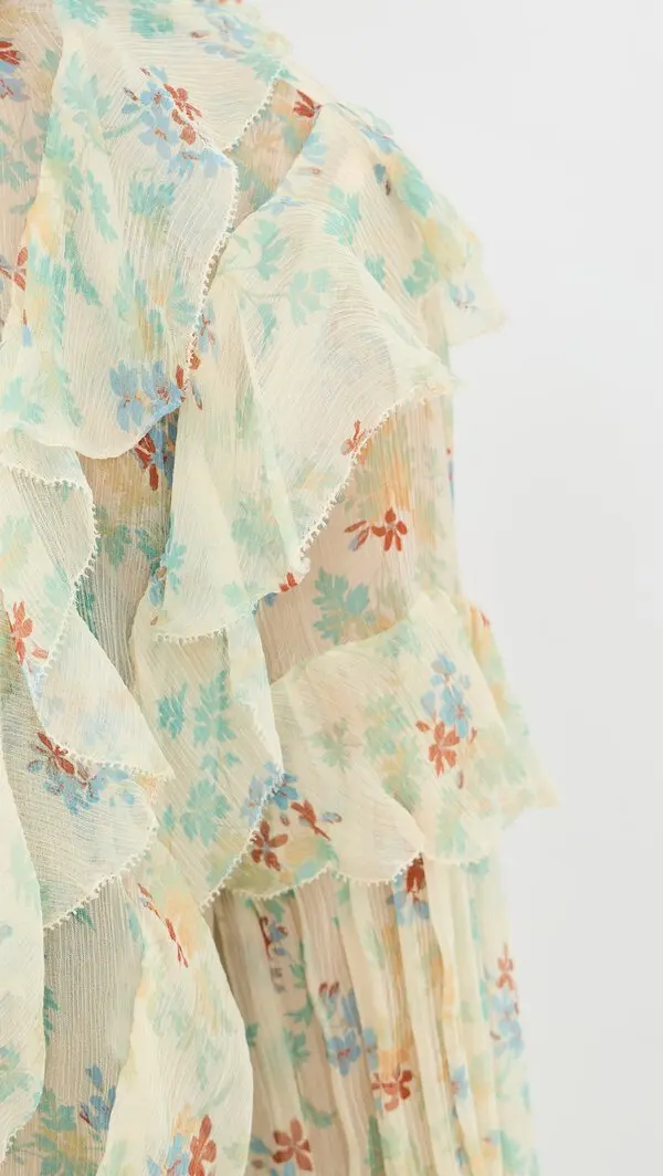Ulla Johnson Delfina Long Sleeve Silk Blouse