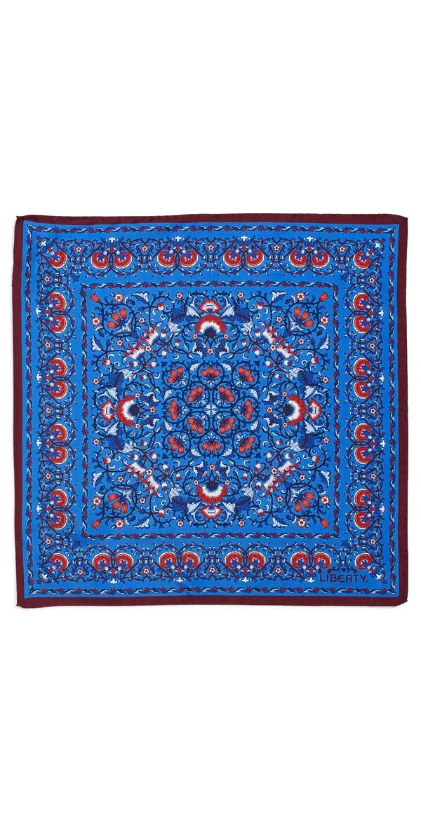 Liberty Silk Twill Square Scarf - Lodden