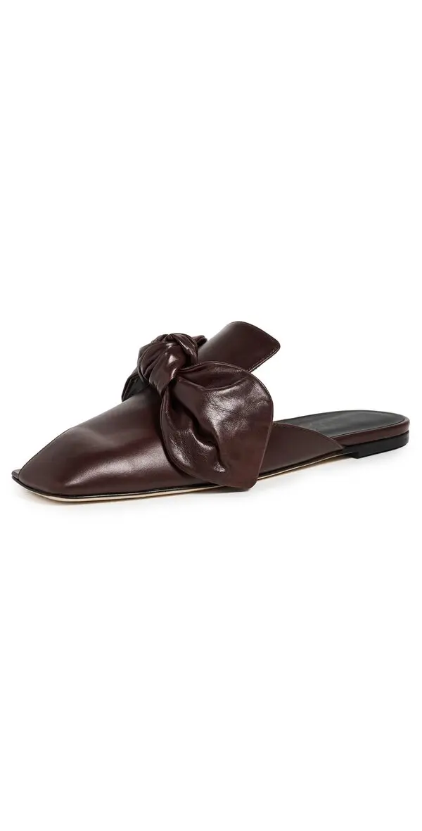 A.W.A.K.E. Mode A. W.a. K.e. Mode Tim Open Toe Mules - Brown