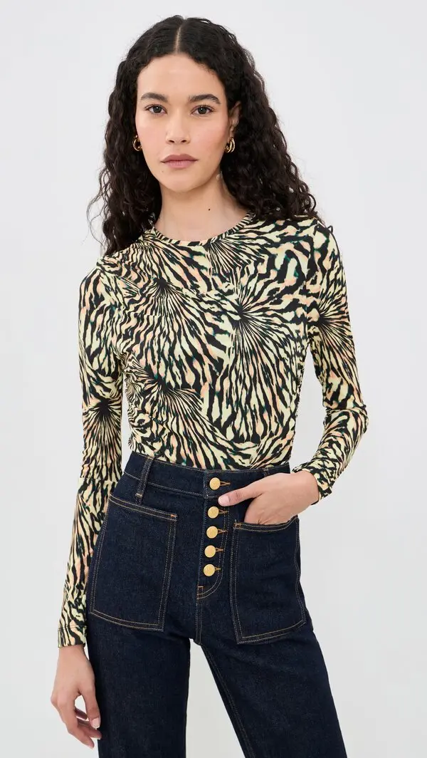 Ulla Johnson Paradis Ruched Top