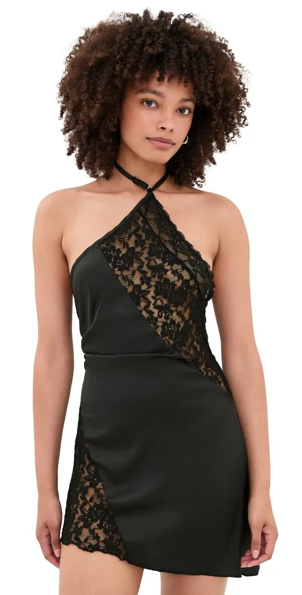 Lioness Amore Mini Dress - Noir