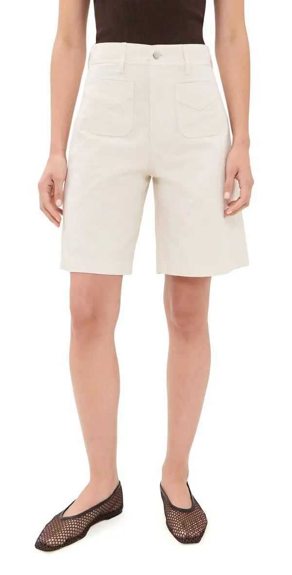 Veronica Beard Carter Shorts - Ecru