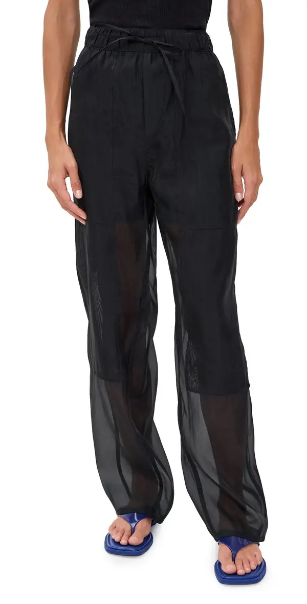 Rag & Bone Atlas Organza Pants - Black