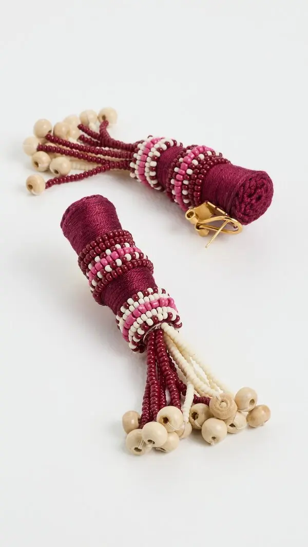 Johanna Ortiz Beaded Dangle Earrings