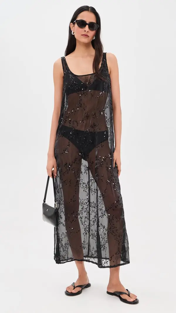 VRG GRL Sequin Midi Dress