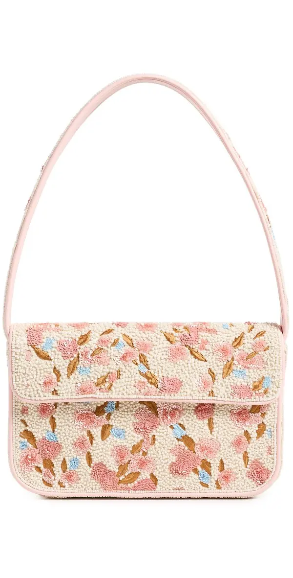 Staud Tommy Beaded Shoulder Bag - Spring Day