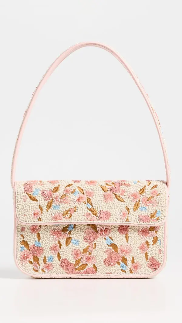 Staud Tommy Beaded Shoulder Bag - Spring Day