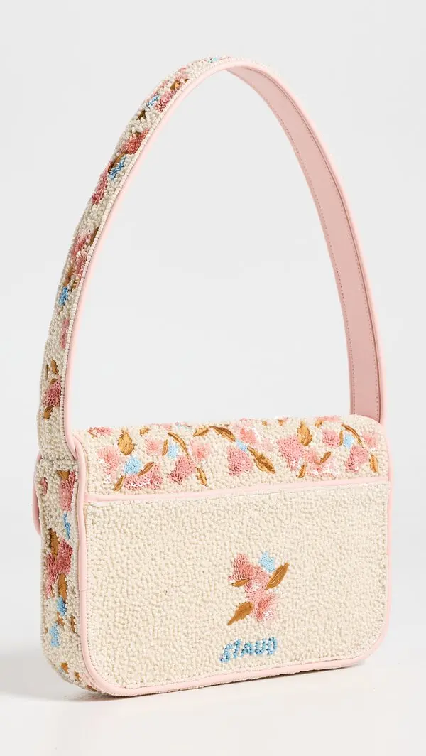 Staud Tommy Beaded Shoulder Bag - Spring Day