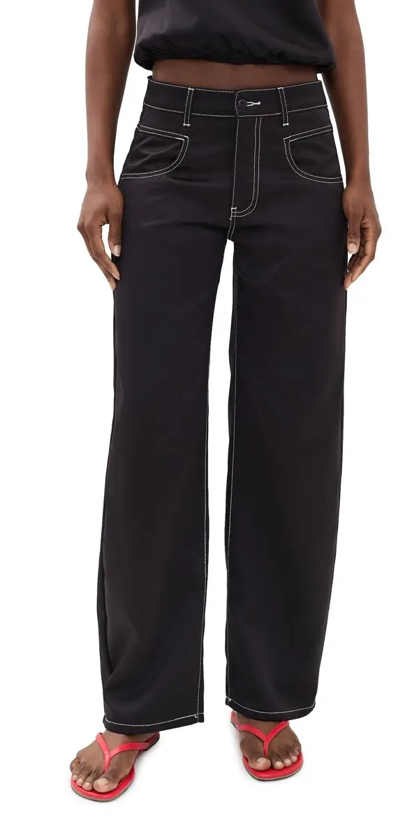 Lioness Serenity Satin Pants - Noir