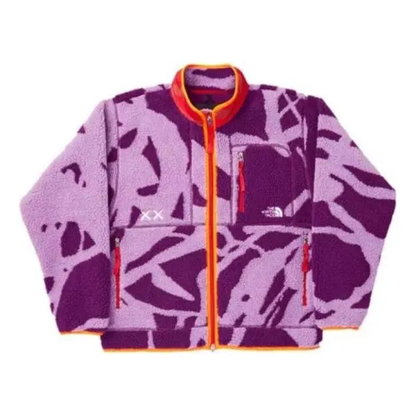 The North Face X Kaws Fleece Jacket - Purple