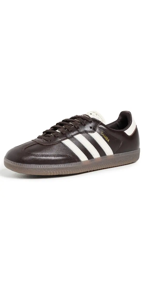 Adidas Samba Og Sneakers - Aurora Coffee/off Wh/gold Met
