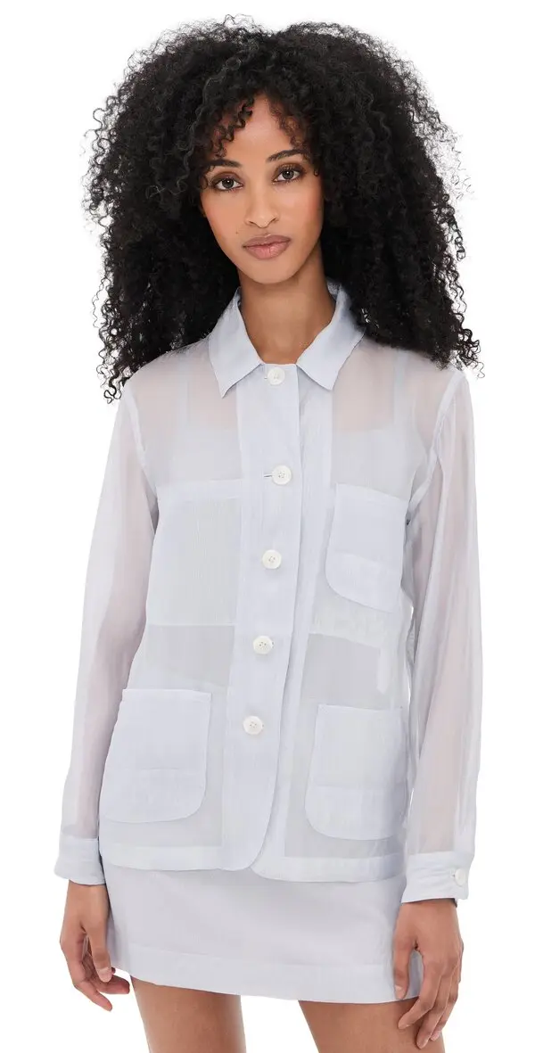 Rag & Bone Jolene Organza Jacket - Grey