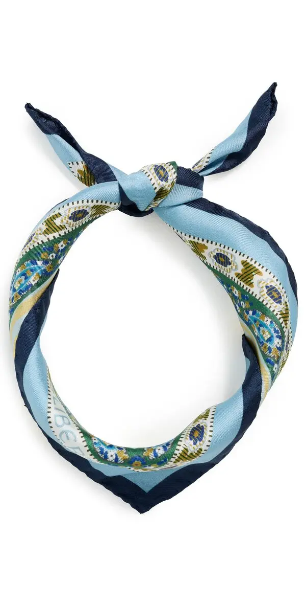 Liberty Prospect Trail Silk Scarf - Blue
