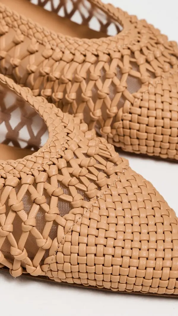 Ulla Johnson Gracie Hand-knotted Ballet Flats