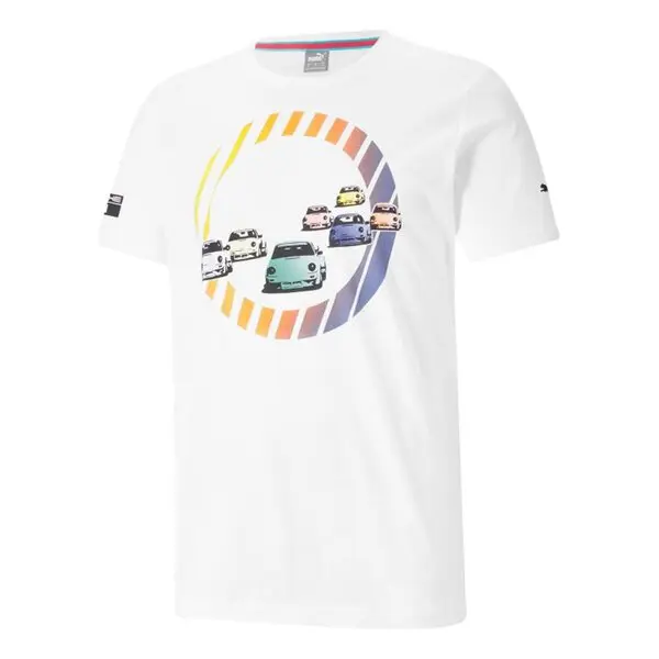 PUMA Pl Graphic Tee Casual Sports Printing Short Sleeve