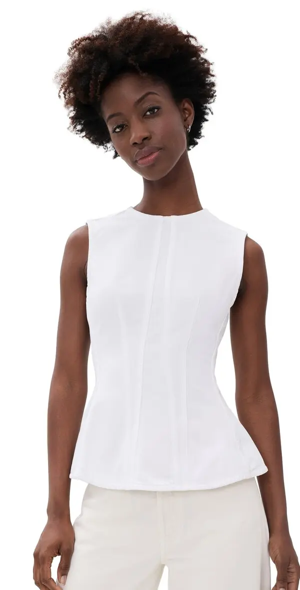 AGOLDE Corbin Shell Tank - Marshmallow