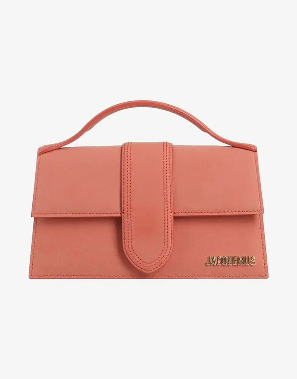 Jacquemus Il Grande Bambino Handbag In Cowhide - Brown