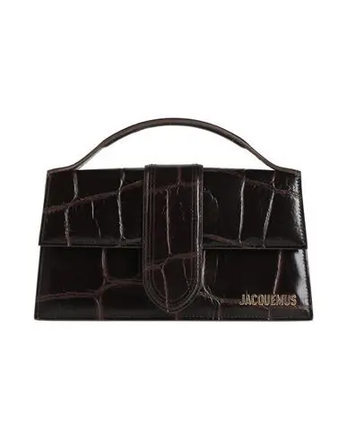 Jacquemus Il Grande Bambino Handbag Dark Leather - Brown