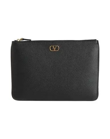 Valentino Garavani Handbag Leather - Black