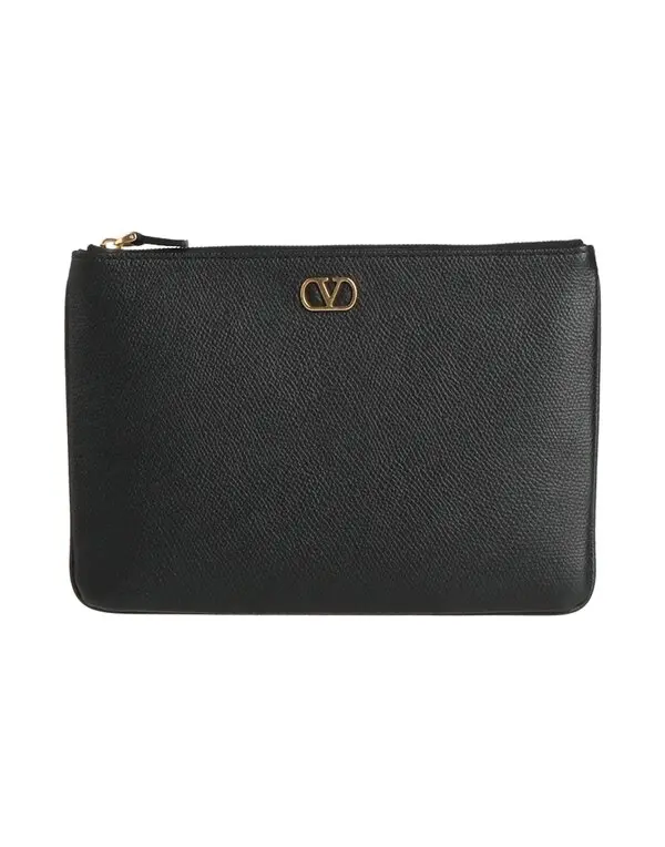 Valentino Garavani Pebbled-leather Clutch