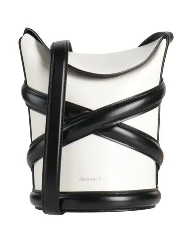 Alexander McQueen Cross-body Bag Leather - White