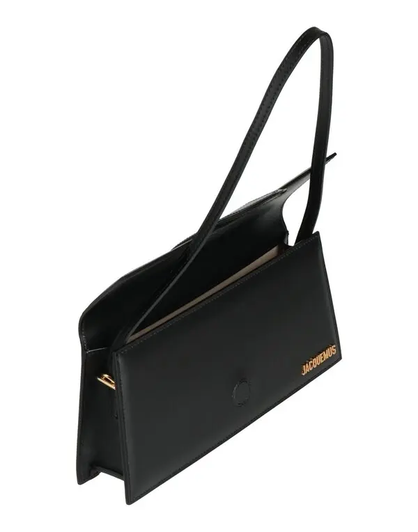 Jacquemus Il Bambino Lungo Handbag In Calfskin - Black