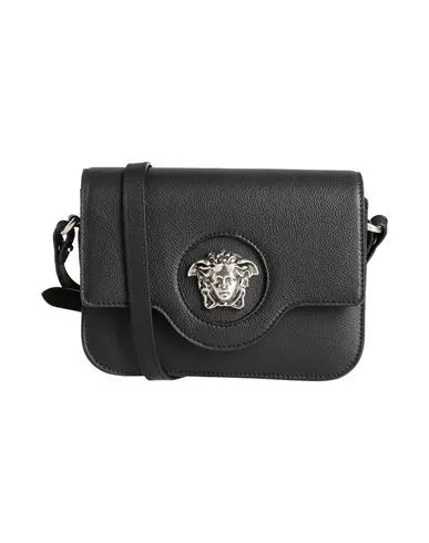 Versace Cross-body Bag Calfskin - Black