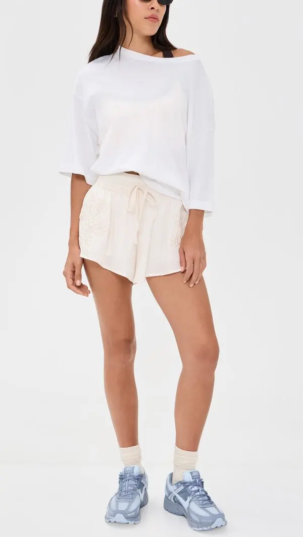 Free People Wild Bloom Shorts