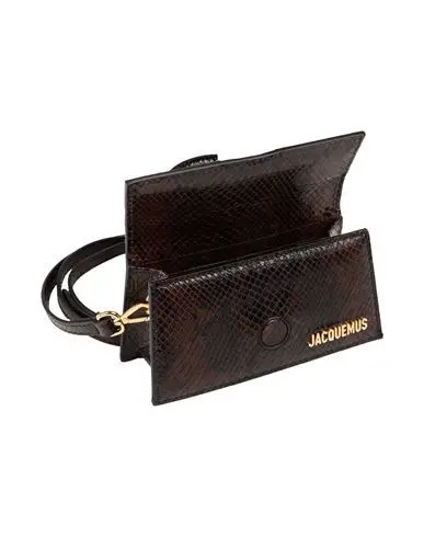 Jacquemus Dark Calfskin Textured Leather Minaudière Bag