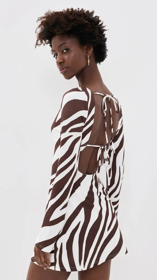 SEVEN WONDERS Eternity Sleeved Mini Dress With Ring Detail