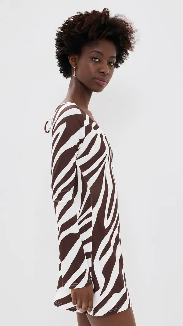 SEVEN WONDERS Eternity Sleeved Mini Dress With Ring Detail