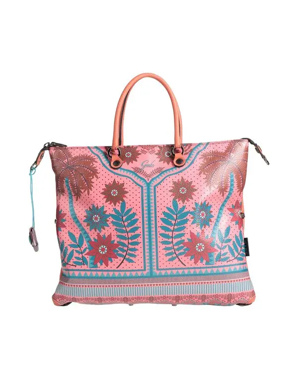 GABS Calfskin Handbag With Floral Print