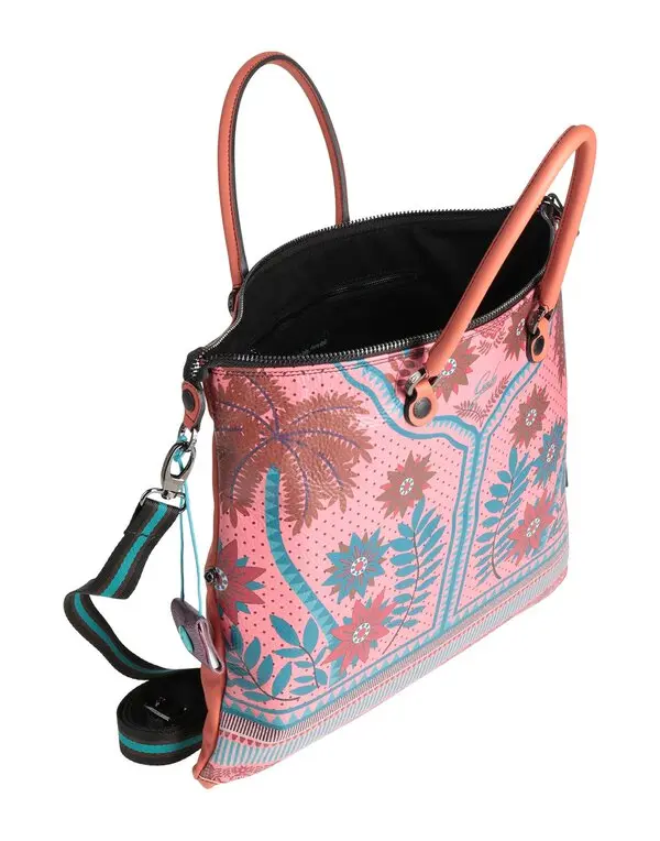 GABS Calfskin Handbag With Floral Print