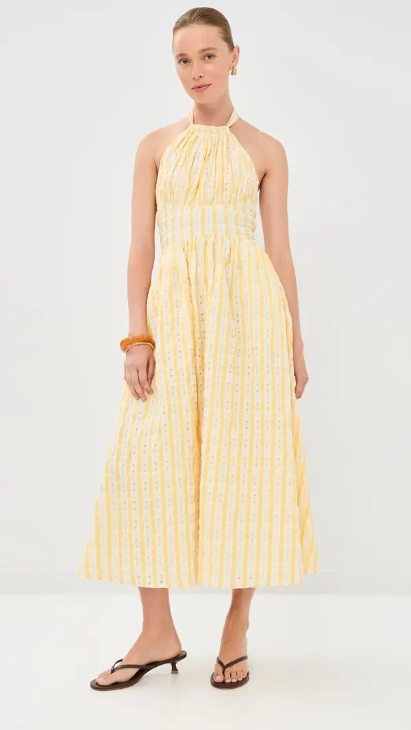 Rosie Assoulin In The Name Of Love" Halterneck Maxi Dress