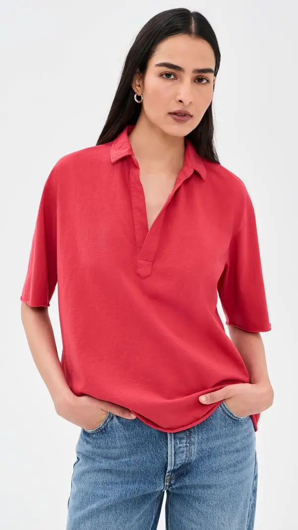 Frank & Eileen Patty Popover Henley Tee